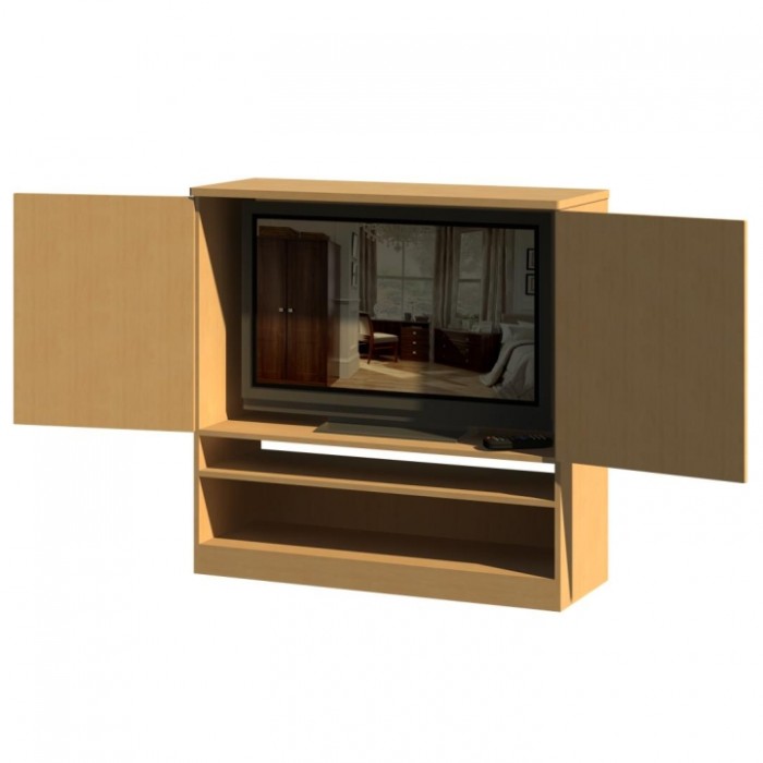 Hudson Tall TV Unit with Doors | Knightsbridge Furniture