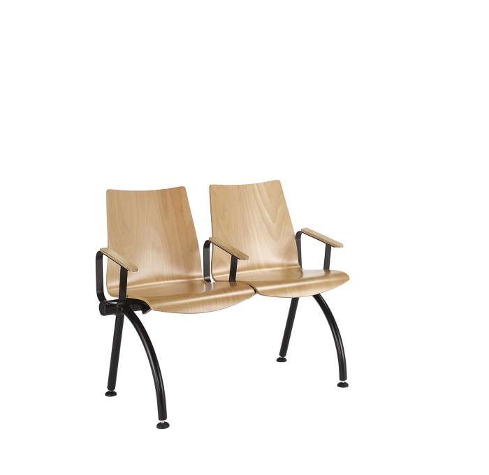 Crowd 2 Seater Wooden Beam | Knightsbridge Furniture